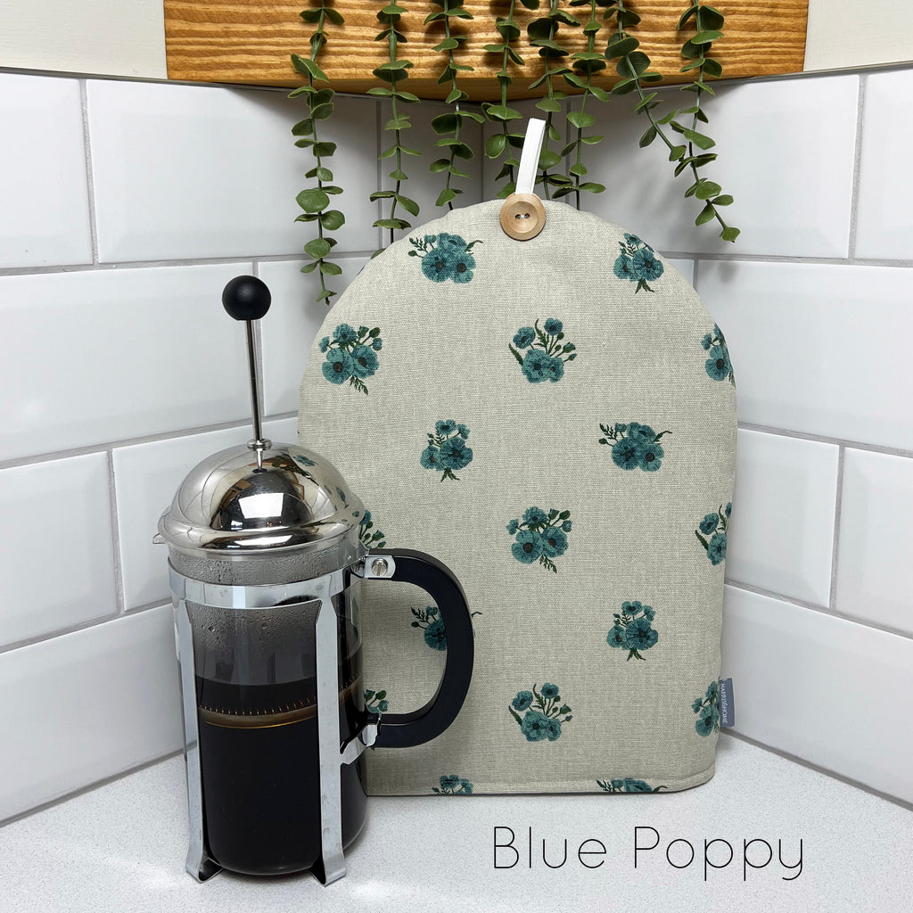 Cafetiere coffee cosy cover. Handmade in Sophie Allport Animal print D ...