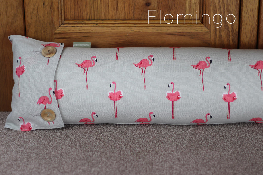 Sophie Allport draught excluder. Handmade by Harris and Home in animal