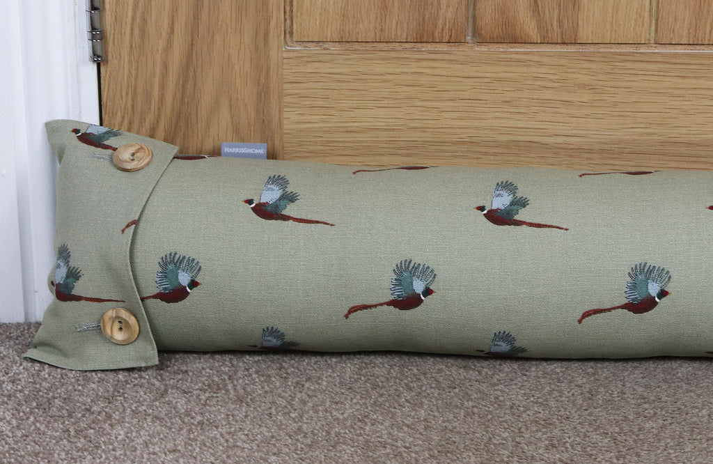 Sophie Allport draught excluder. Handmade by Harris and Home in animal