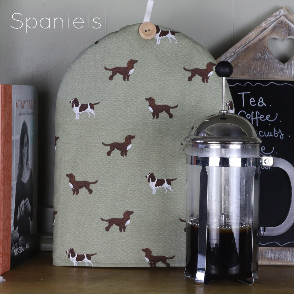 Cafetiere French Press coffee cosy cover. Handmade in Sophie Allport D ...