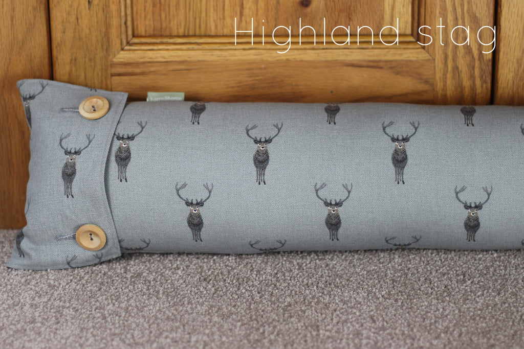 Sophie Allport draught excluder. Handmade by Harris and Home in animal